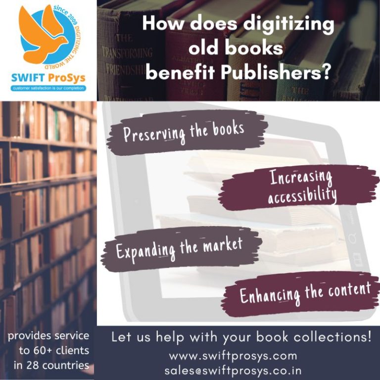 How does digitizing old books benefit Publishers?